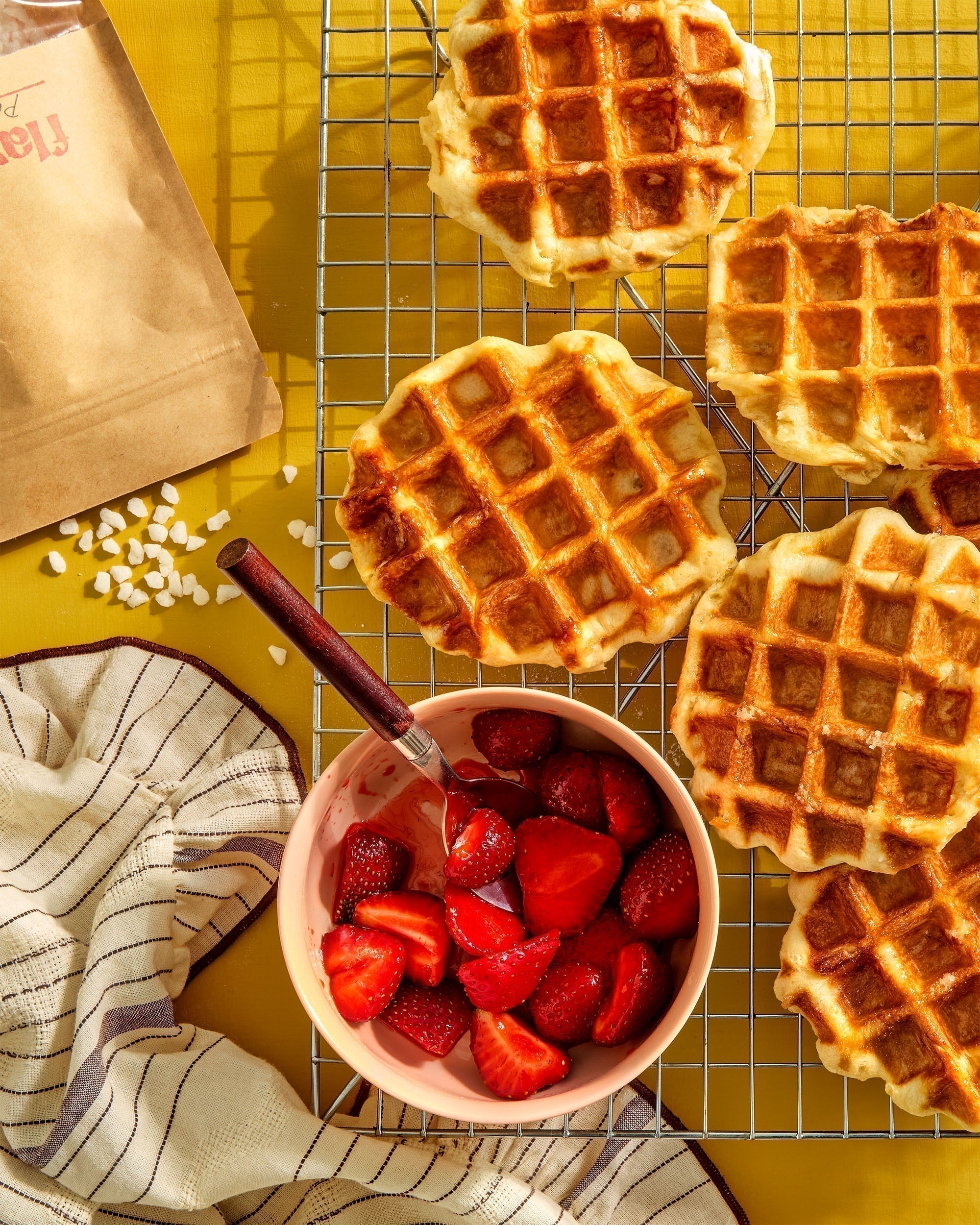 Liège Waffles with Pearl Sugar – Flavourfull